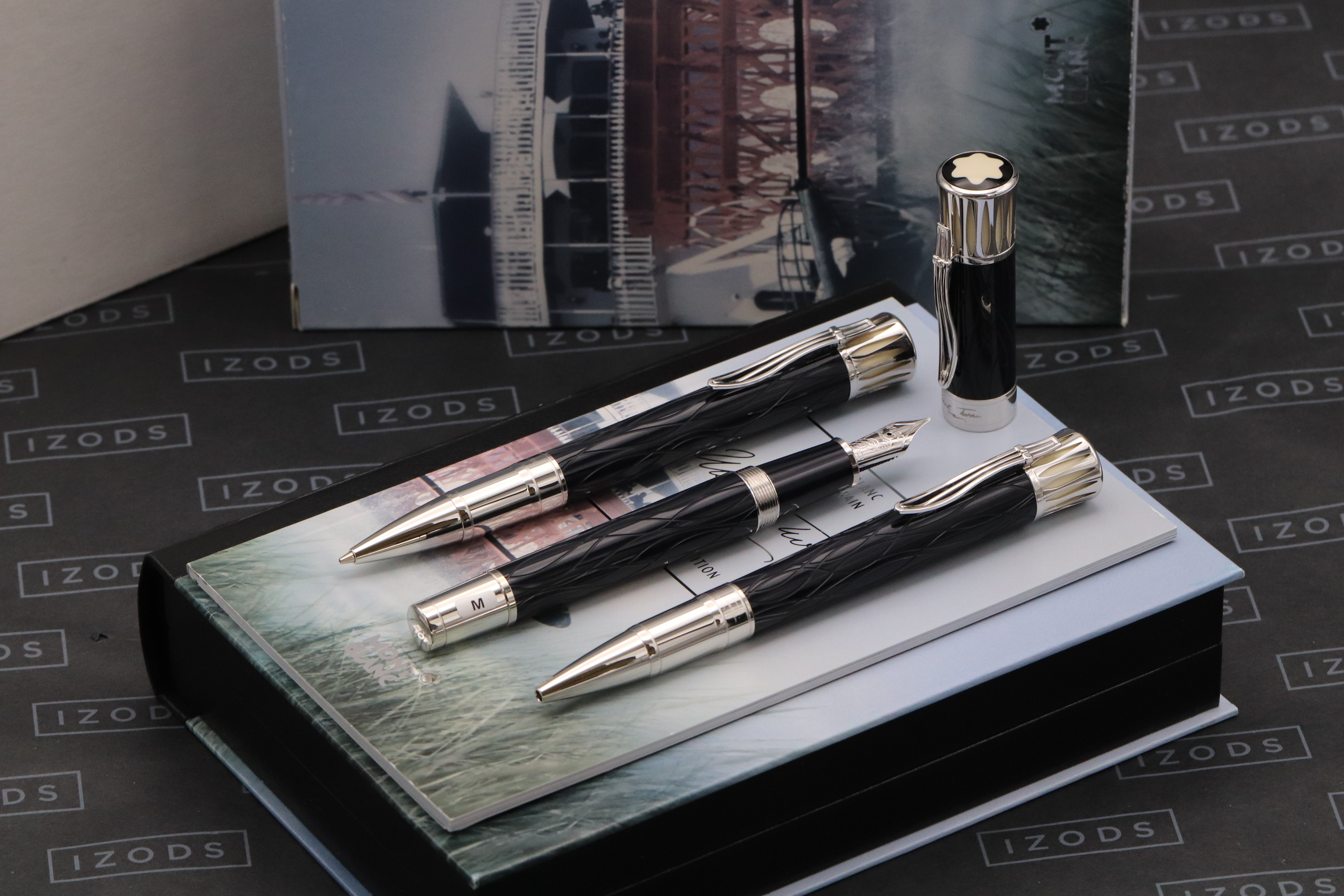 Montblanc Writers Edition Mark Twain FP, BP, MP Set - UNUSED – IZODS