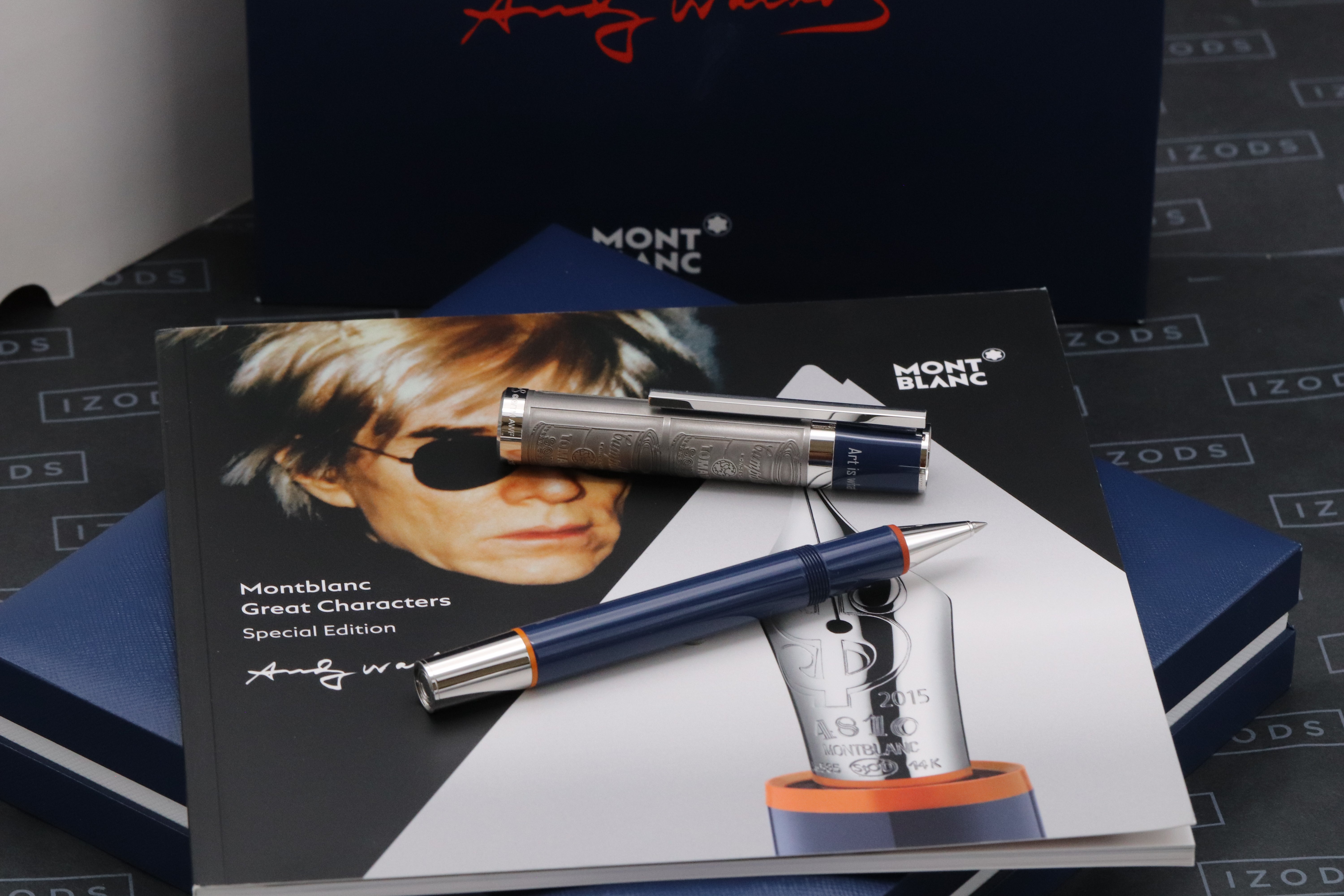 Montblanc Great Characters Andy Warhol Special Edition Rollerball Pen ...