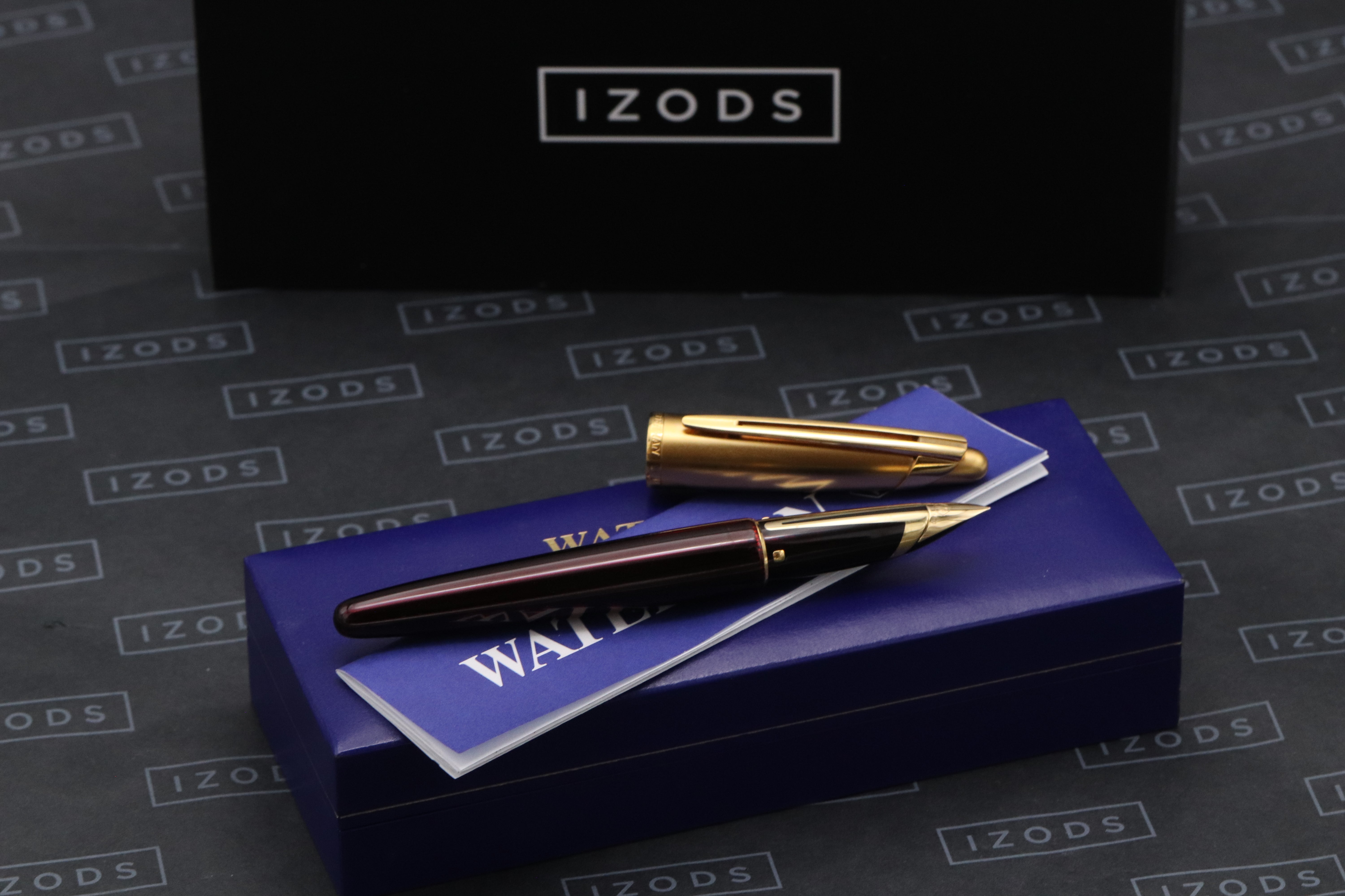 Waterman Edson Ruby Red Fountain Pen - EF Nib – IZODS
